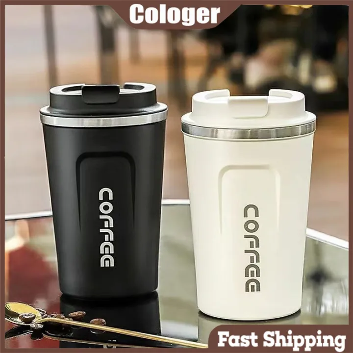 cologer Coffee Mug Travel Insulated Coffee Cup with Leakproof Lid ...