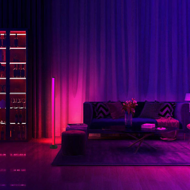 Color Changing RGB LED Corner Lamp for Home Modern Mood Lighting USB ...