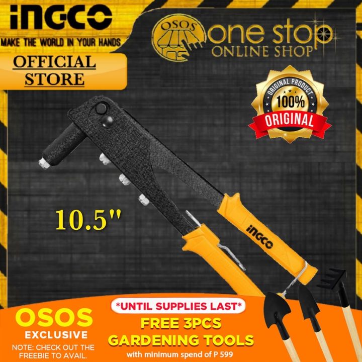 Ingco Original Super Select Heavy Duty Hand Riveter 270mm (10.5 ...