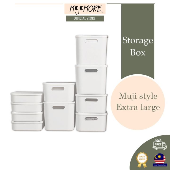 Mojomore Storage Box Plastic Desktop Desk Muji Document Sundries Holder ...
