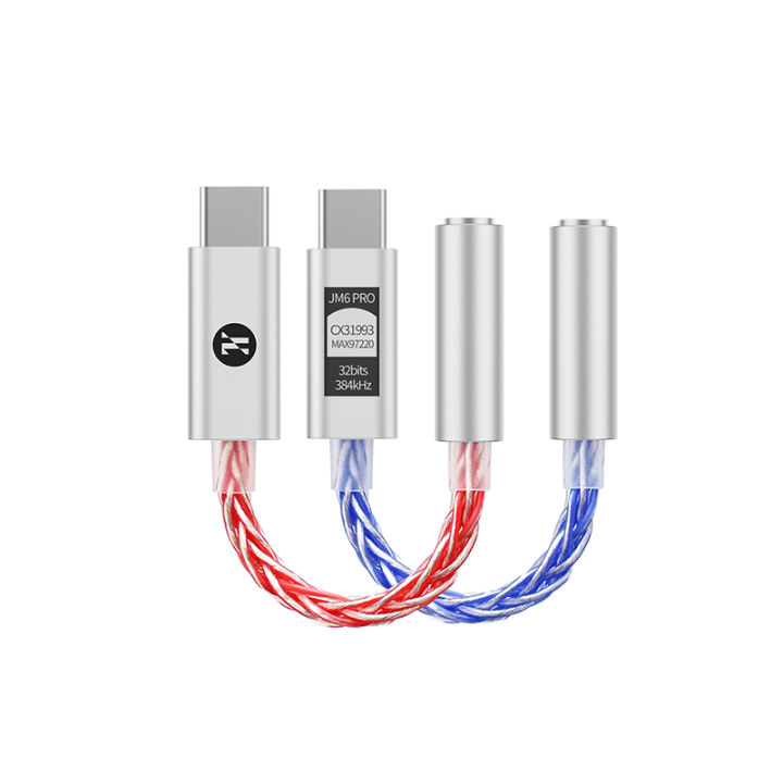 JCALLY JM6 Pro Type-C to 3.5mm CX31993 Digital Audio Portable Decoding ...