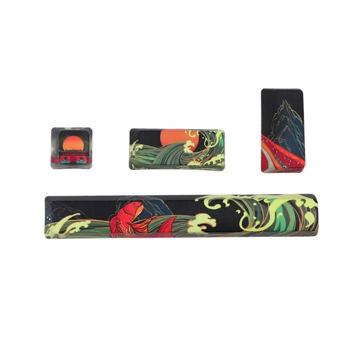 Dạng OEM profile cảnh quan Keycap PBT dye Sub cho key cap cho bàn phím ...