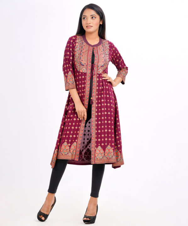 Le Reve Ethnic Printed Long Shrug | Lazada Singapore