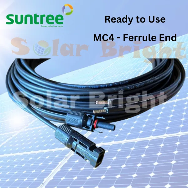4mm2 Solar PV Cable 5 10 15 20 25 30 100 Meters MC4 twin-core DC Power ...