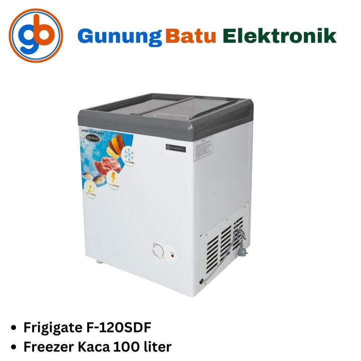 FRIGIGATE Freezer Box Kaca 100 liter F-120SDF LV Garansi Resmi F120SDF ...