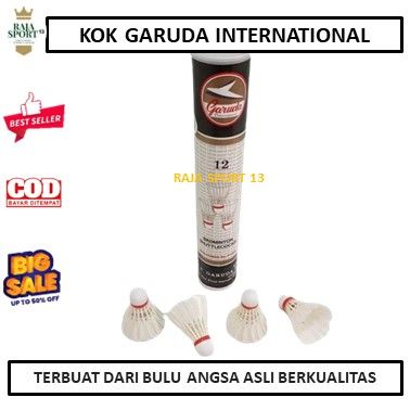Kok Garuda International Shuttlecock Cock Bola Bulu Tangkis Badminton ...