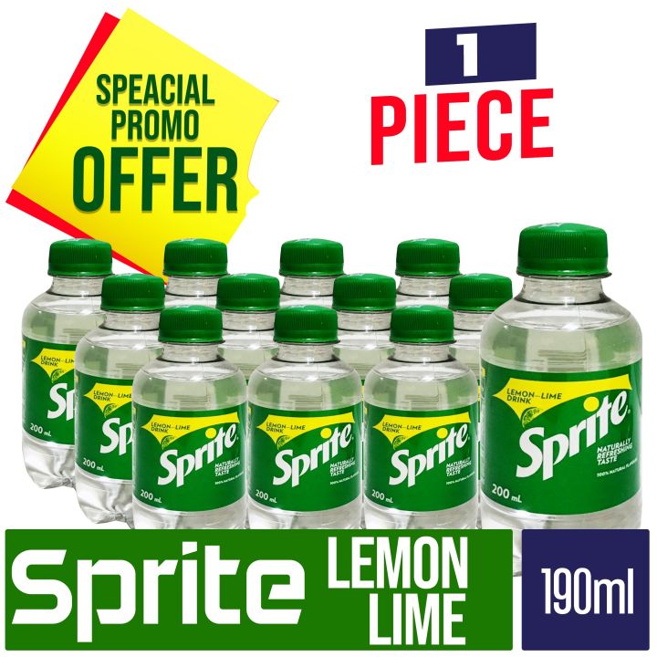 Sprite Lemon Lime 190ml 1Bottle | Lazada PH