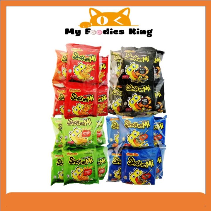 Halal 14g x 6pcs Snacks small Pack Snek Ku ShoyueMi [ Spicy /Original ...