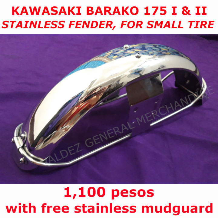 Barako 175 Front Fender, Tapalodo Stainless Barako I & II & III , For ...