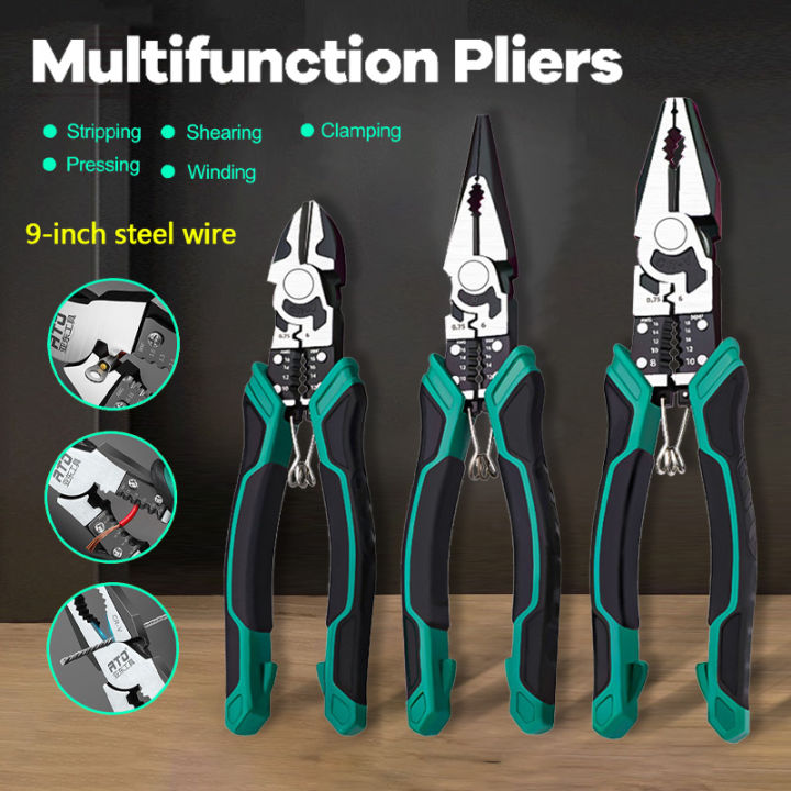 Carller Combination Pliers Multifunction Pliers Set 5 in 1 Combination ...