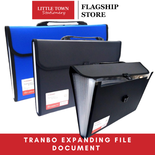 Tranbo Expanding Document File with Handle Size FC/Long | Lazada PH