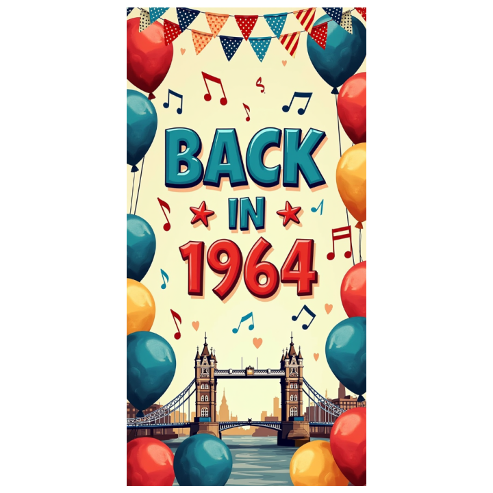 Props Reunion Decor Music Themed Event Supplies Celebration 1960s ...