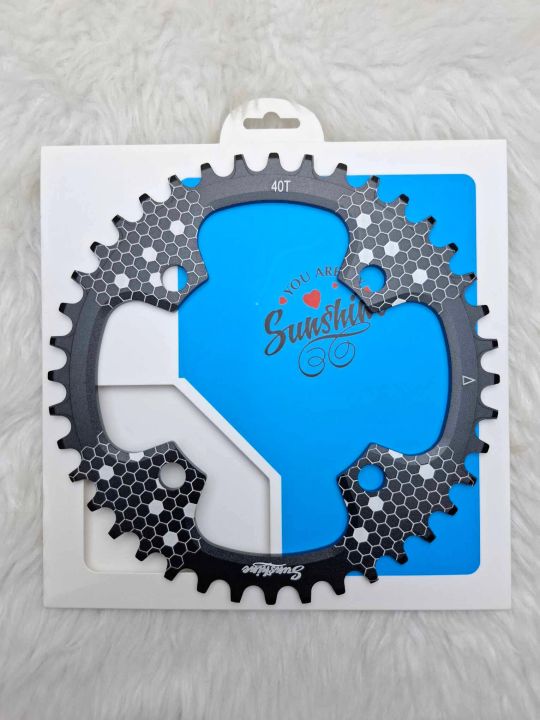 SUNSHINE Chainring 104BCD Round Narrow Wide Chainring MTB bicycle 32T 34T 36T 38T | Lazada PH