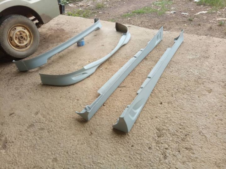 Toyota MRS trd bodykit body kit front side rear skirt lip | Lazada