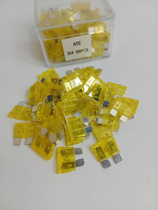 sekring motor ukuran 20AMPER SIKRING COLOK BESAR ISI 100PCS/SEKRING ...