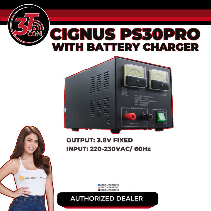 Cignus Power Supply PS30PRO with BATTERY CHARGER | Lazada PH