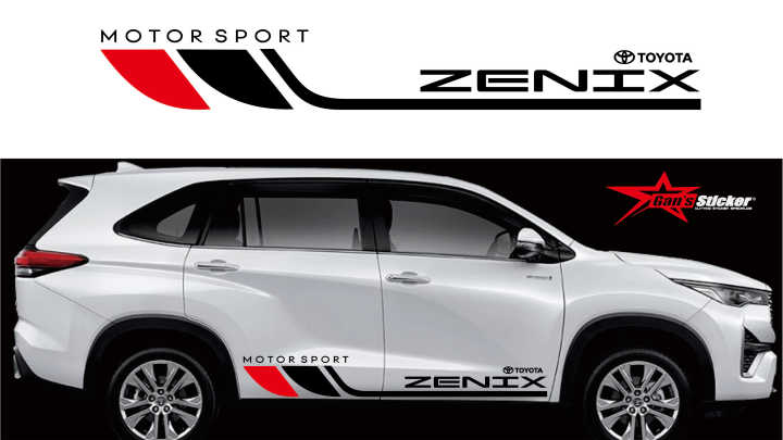 STICKER all new kijang zenix variasi sticker kijang zenix | Lazada ...