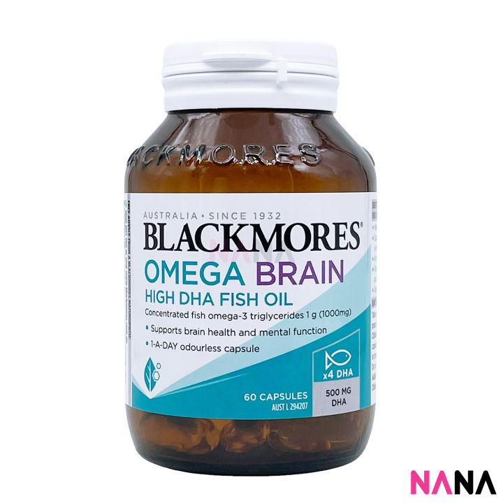 Blackmores Omega Brain 60 Capsules (EXP:04 2028) | Lazada