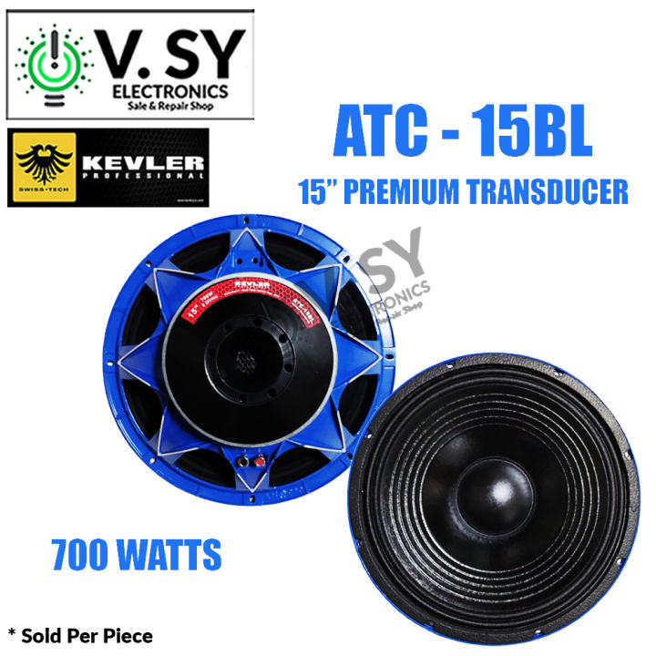 2023 Original Kevler ATC-15BL 15” 700watts Professional Driver Premium Transducer ATC15BL ...