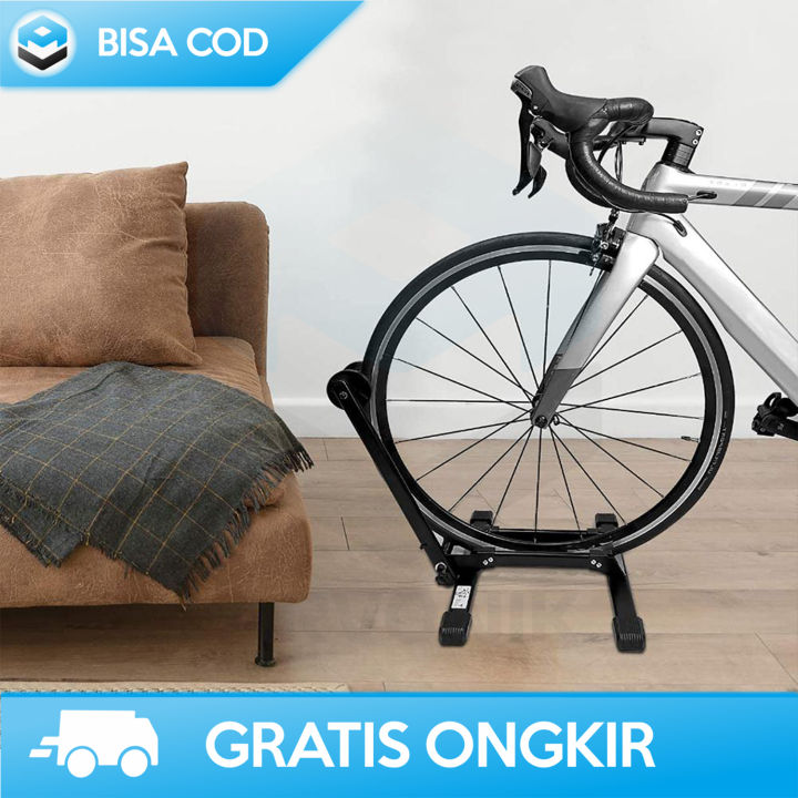 STANDAR SEPEDA TENGAH BERDIRI DI LANTAI LIPAT BICYCLE RACK STORAGE ...