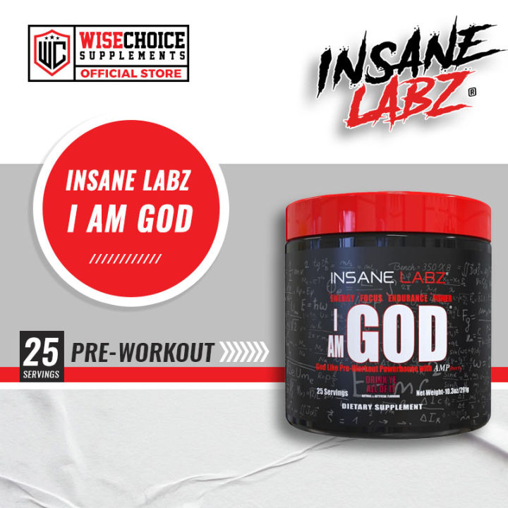 Insane Labz I Am God 25 Servings | Lazada PH
