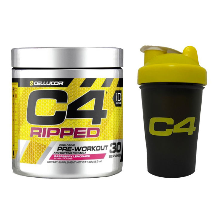 Cellucor C4 Ripped Pre-Workout 30 Servings PreWorkout w Fat Burner ...