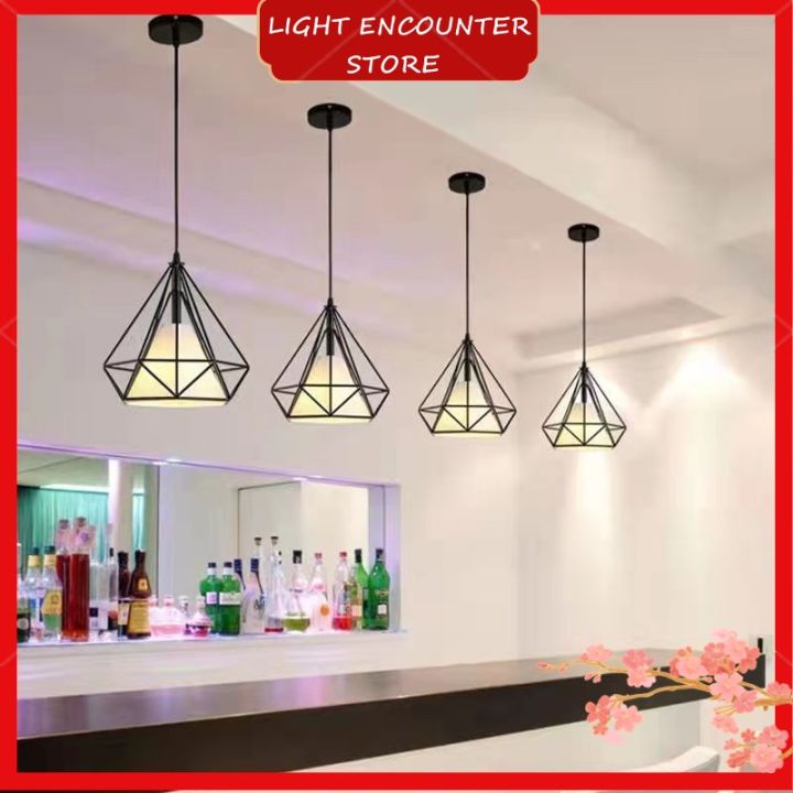 L&E Drop light Hanging Pendant Light Lamp for Restaurant Dining Room ...