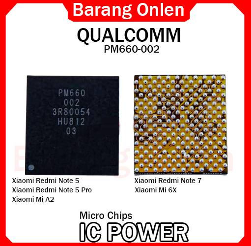 Xiaomi Redmi Note 5/5 Pro IC Integrated Circuit PM660-002 Micro Chips | Lazada Indonesia