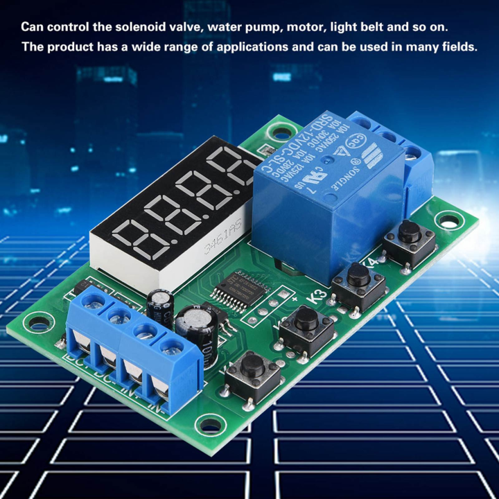 LED Display Adjustable Timer Relay Automation Control Switch Module (12V) | Lazada PH