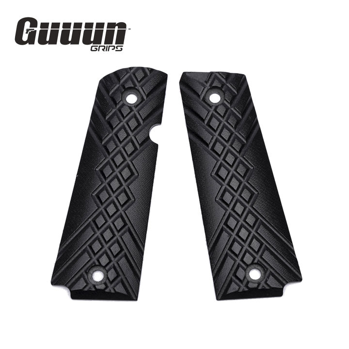 Guuun G10 Grips for Rock Island Baby Rock 380 Crosshatch Texture - 4 ...
