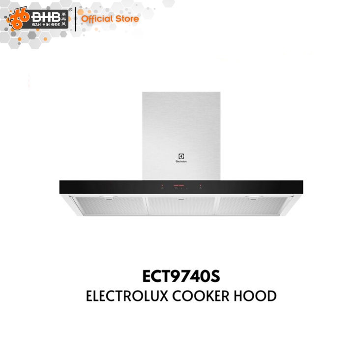 Electrolux 90cm Inspiration Chimney Hood ECT9744H with 1100M3/Hr ...