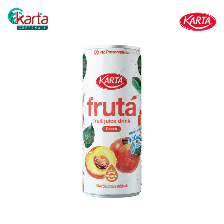 Karta Fruta Fruit Juice Drink (Peach) 320ml | Lazada