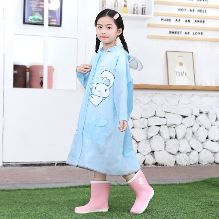 Cinnamoroll Children's Raincoat Girls 6 to 12 Year Old Cartoon ...
