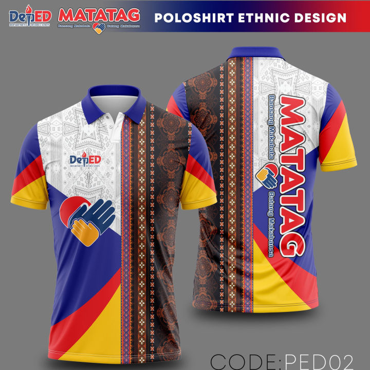 DEPED MATATAG POLO UNIFORM FULL SUBLIMATION POLO-Shirt FOR Men AND ...