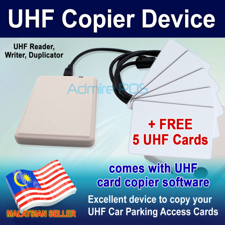 UHF Copier Device + FREE 5 cards for Copy Copying Clone Duplicate Car ...