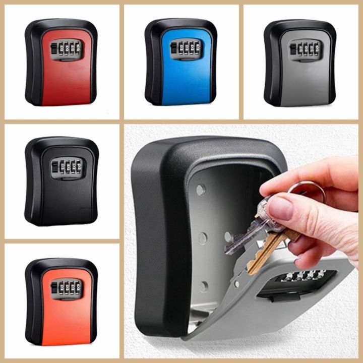 YANGS Metal Key Lock Box Smart Password Weatherproof Digit Password Key ...