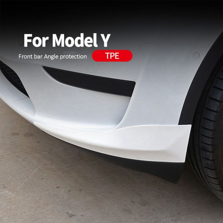 Front Bumper Splitters Lip Spoiler Anti-Collision Angle Guard Front ...