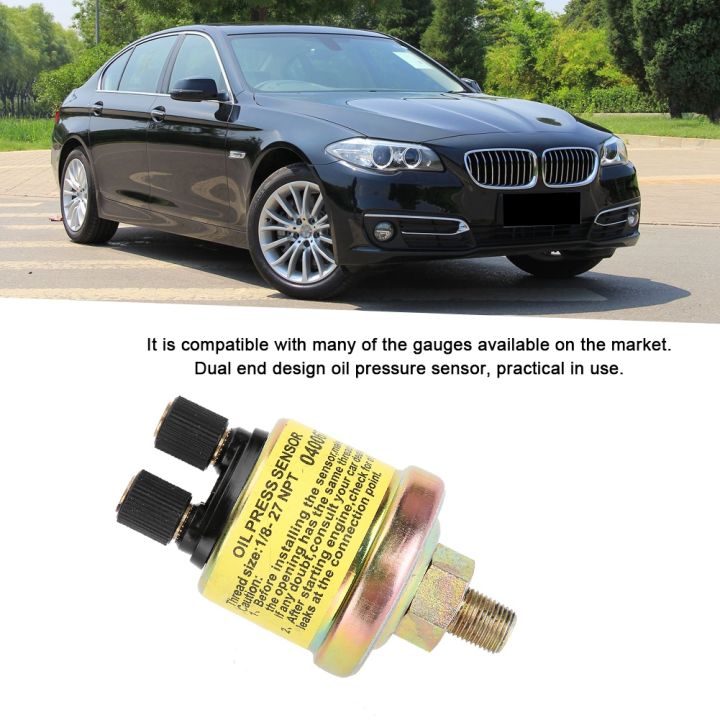Oil Pressure Sensor Universal 1/8 NPT Car Replacement Engine Oil ...