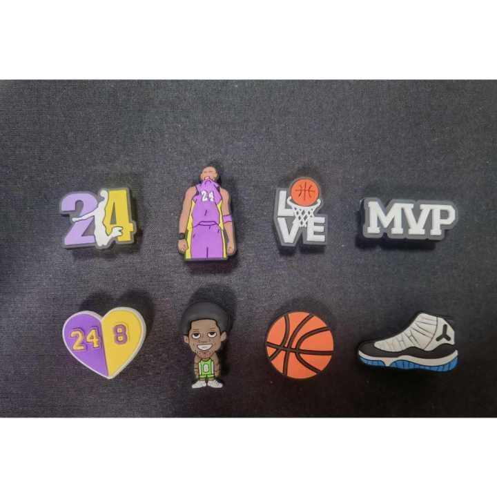 Basketball series kobe lebron jibbitz for crocs | Lazada PH