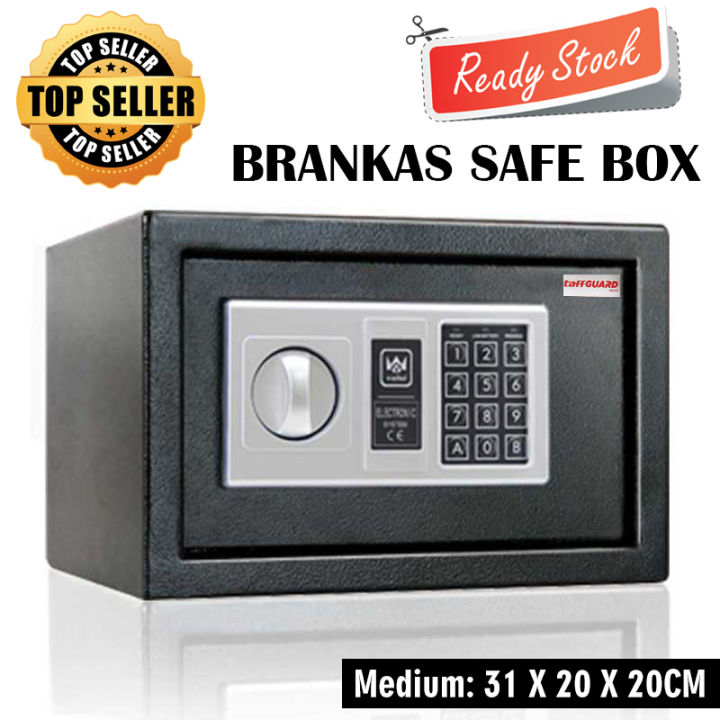 Kotak Brankas Uang Besar Electric Password Safe Deposit Box Penyimpanan ...