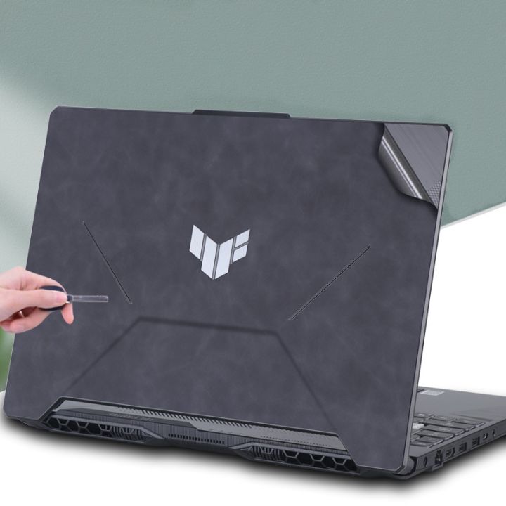 Crazy Horse PU Leather Laptop Sticker Skin Decal Protector Cover for ...