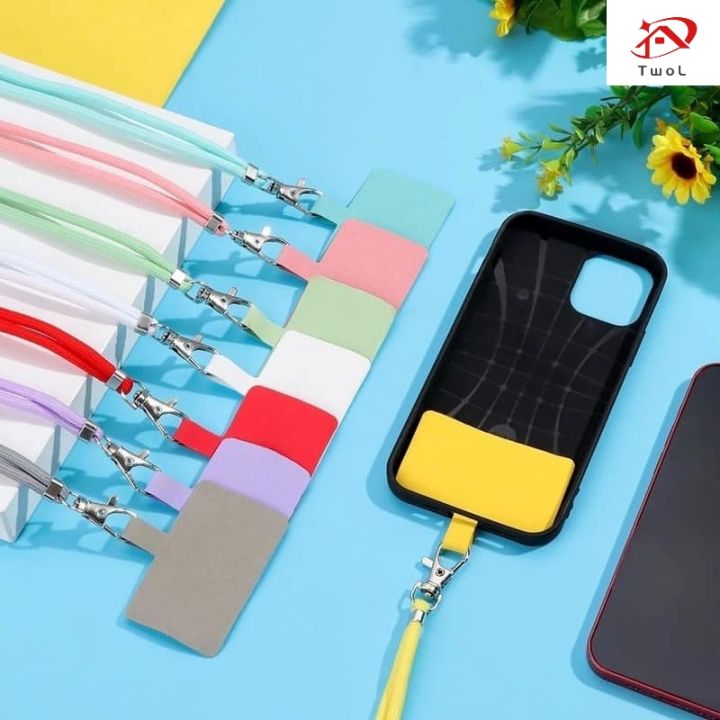 TwoL Universal Phone Lanyard Adjustable Detachable Neck Cord Lanyard ...