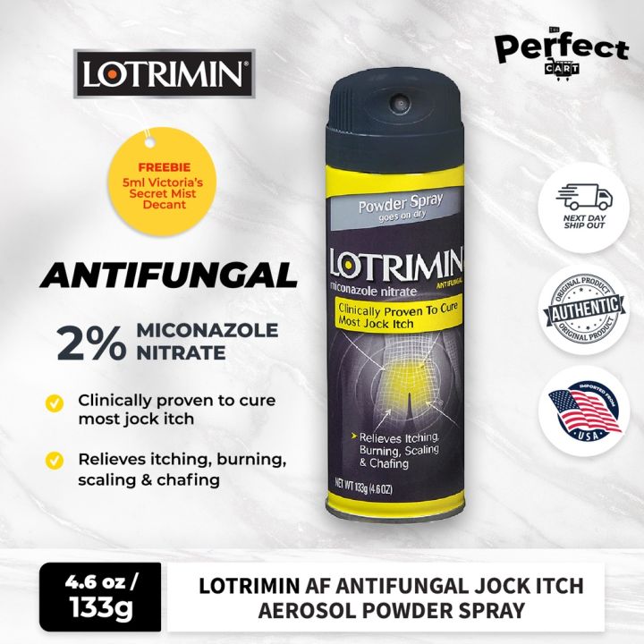 Lotrimin Af Antifungal Jock Itch Aerosol Powder Spray Super Size 46 Oz Lazada Ph