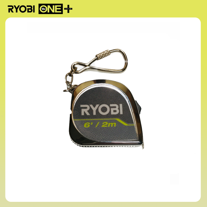 Ryobi Keychain Tape Measure 6" / 2m (Model RTMCK06) | Lazada PH