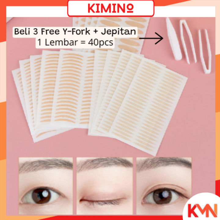 KMN Skot Mata Double Eyelid Veil Tape Stiker Kelopak Mata Bening Tahan ...