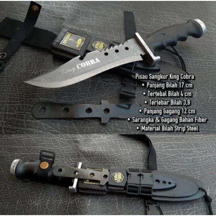 Pisau Rambo Baja Asli Original / Hunting Tni Baja Strip / Pisau Rambo ...