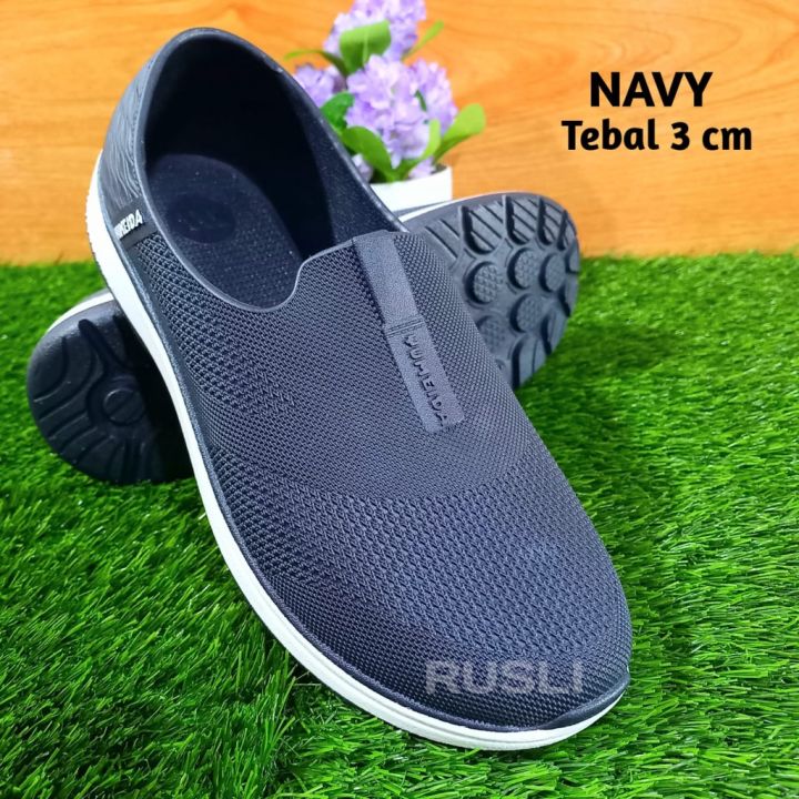 Sepatu Karet Slip On Pria Yumeida 2301 | Lazada Indonesia