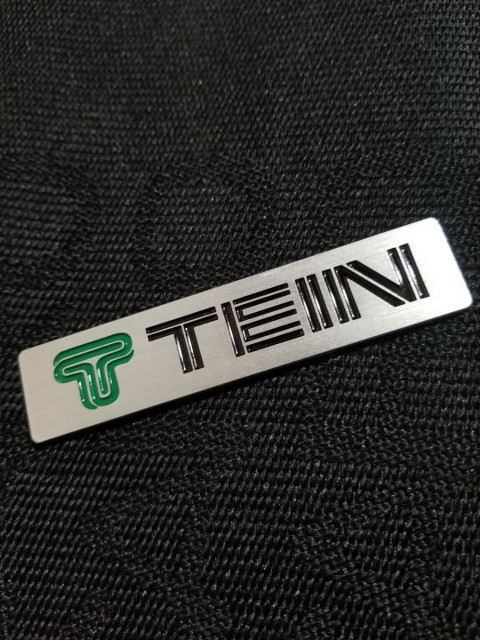 Tein Rectangular emblem decal stick on (JRED) | Lazada PH