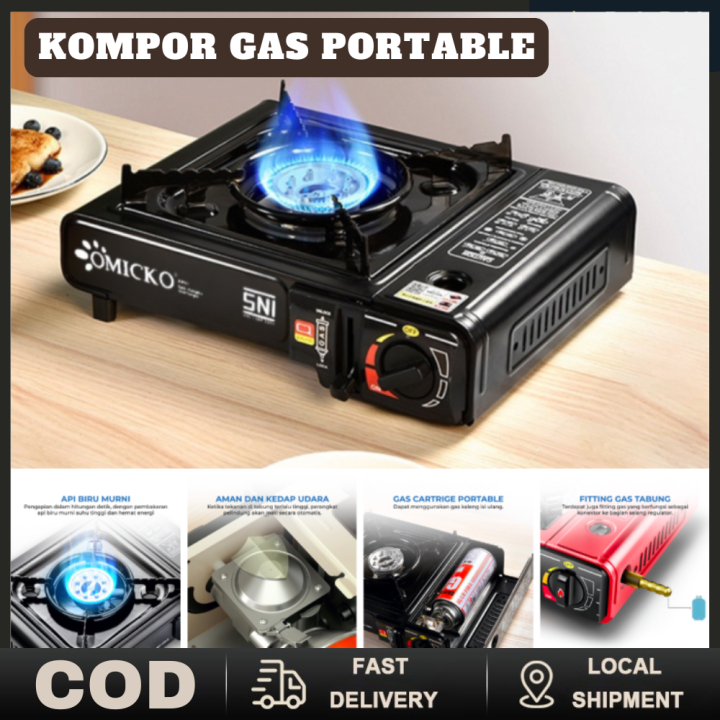 Kompor Gas Portable Myvo 1 Tungku 2in1 Dua Fungsi bisa Gas Kaleng / Gas ...