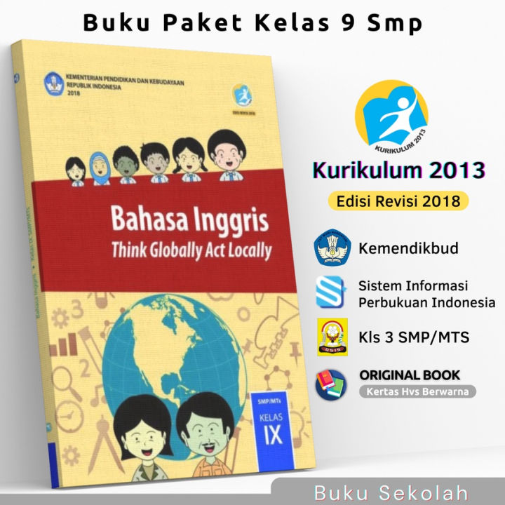 Buku Paket Bahasa inggris Kelas 9 SMP/MTS Kurikulum 2013 Edisi Revisi 2018 / Buku Paket Mata ...